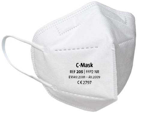 C-Mask - FFP2-Maske vertikal gefaltet | DACH-Germany.de